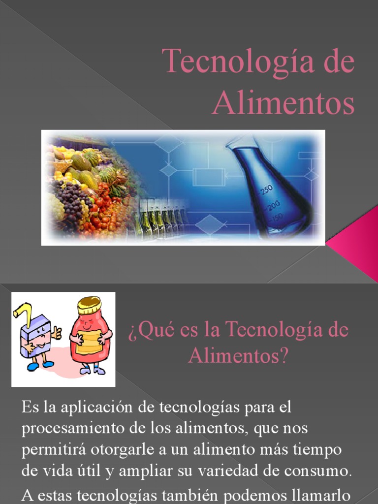 Tecnología de Alimentos | PDF | Alimentos | Agronegocios