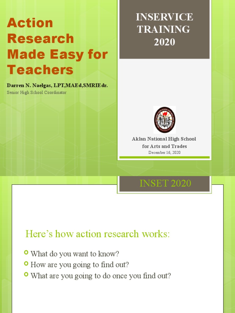 Inset 2020 | PDF | Data | Action Research