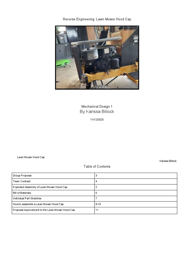 Reverse Engineering | PDF | Lawn Mower | Lawn