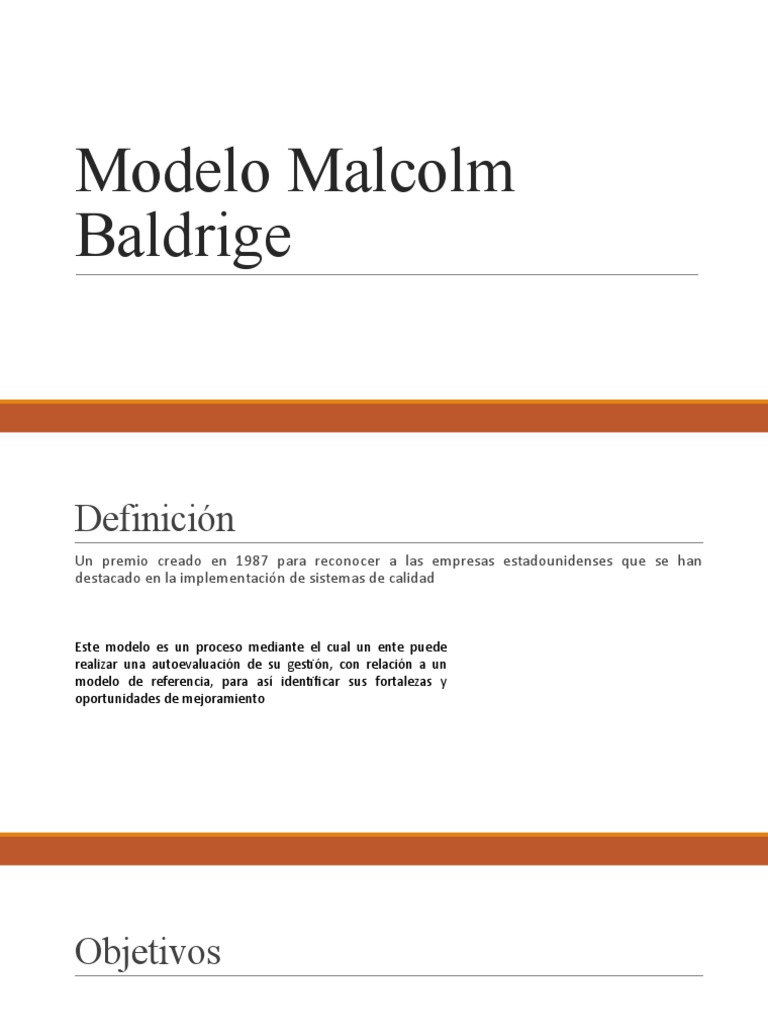 ARIANNYS Modelo Malcolm Baldrige | PDF | Planificación | Liderazgo