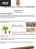 Cómo Cubicar Madera: Guía Práctica | PDF | Volumen | Pie (unidad)