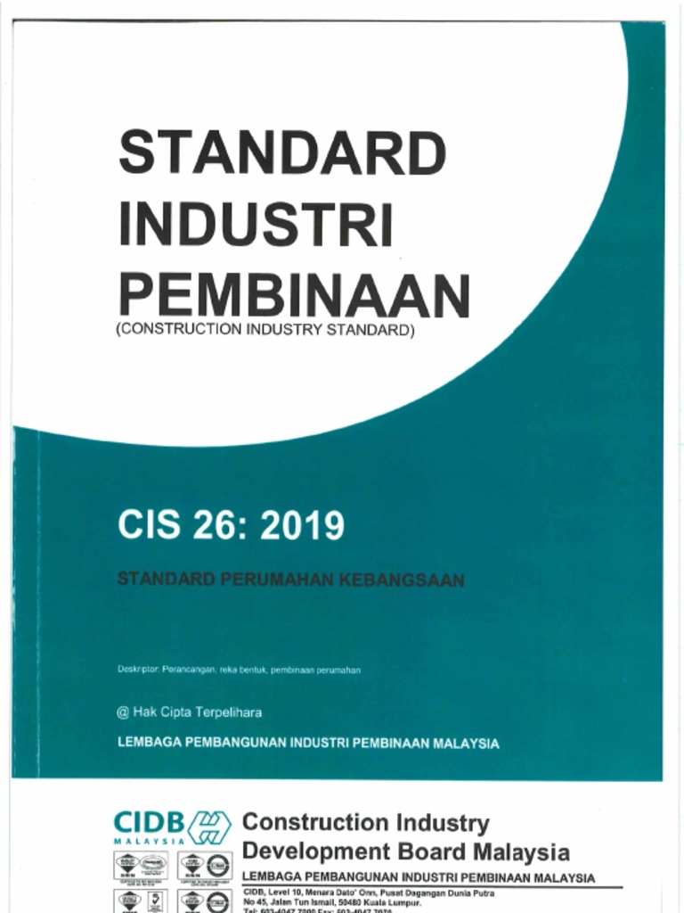Standard Perumahan Kebangsaan CIS 26 2019 | PDF