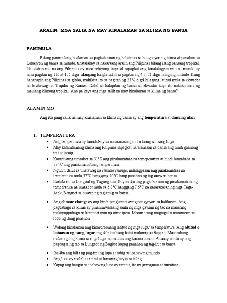 Araling Panlipunan Activity Sheet 2 | PDF