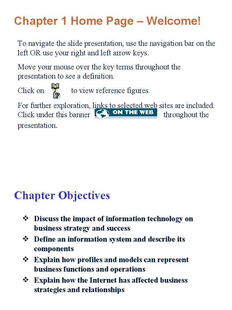 Chapter 1 Home Page - Welcome! | PDF | Information System | Software ...