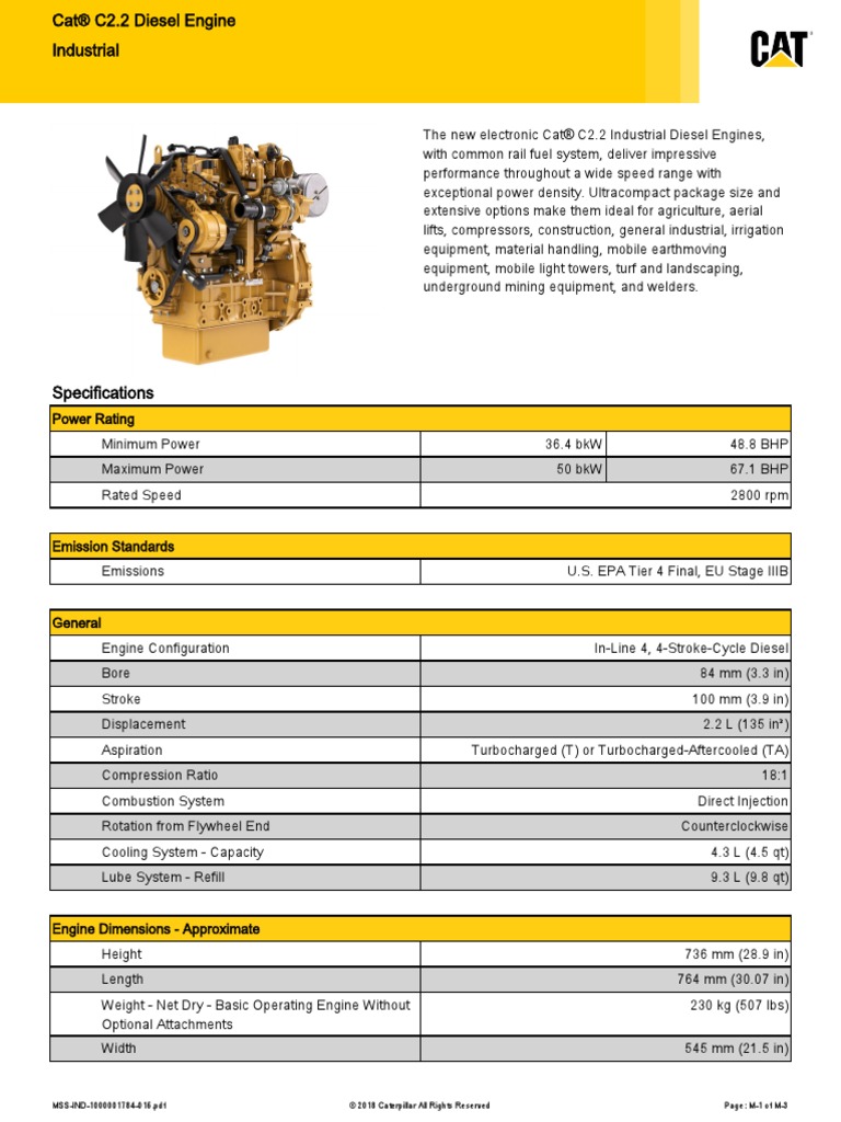 C2 2+T4F | PDF | Diesel Engine | Engines