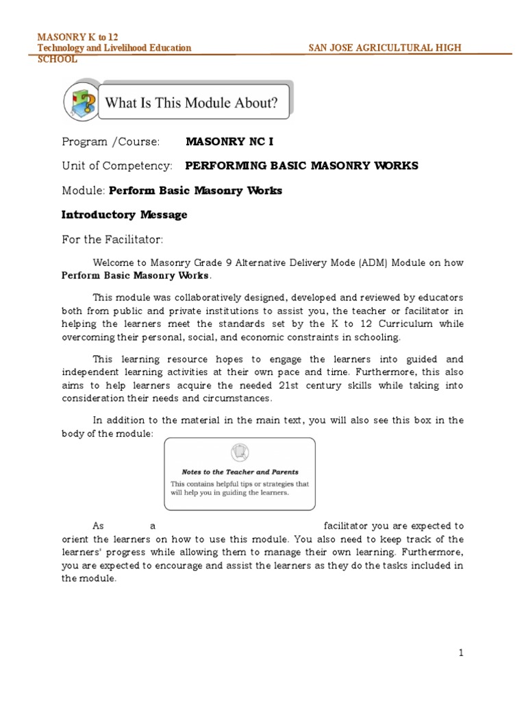 Grade 9 2nd Grading | PDF | Scaffolding | Framing (Construction)