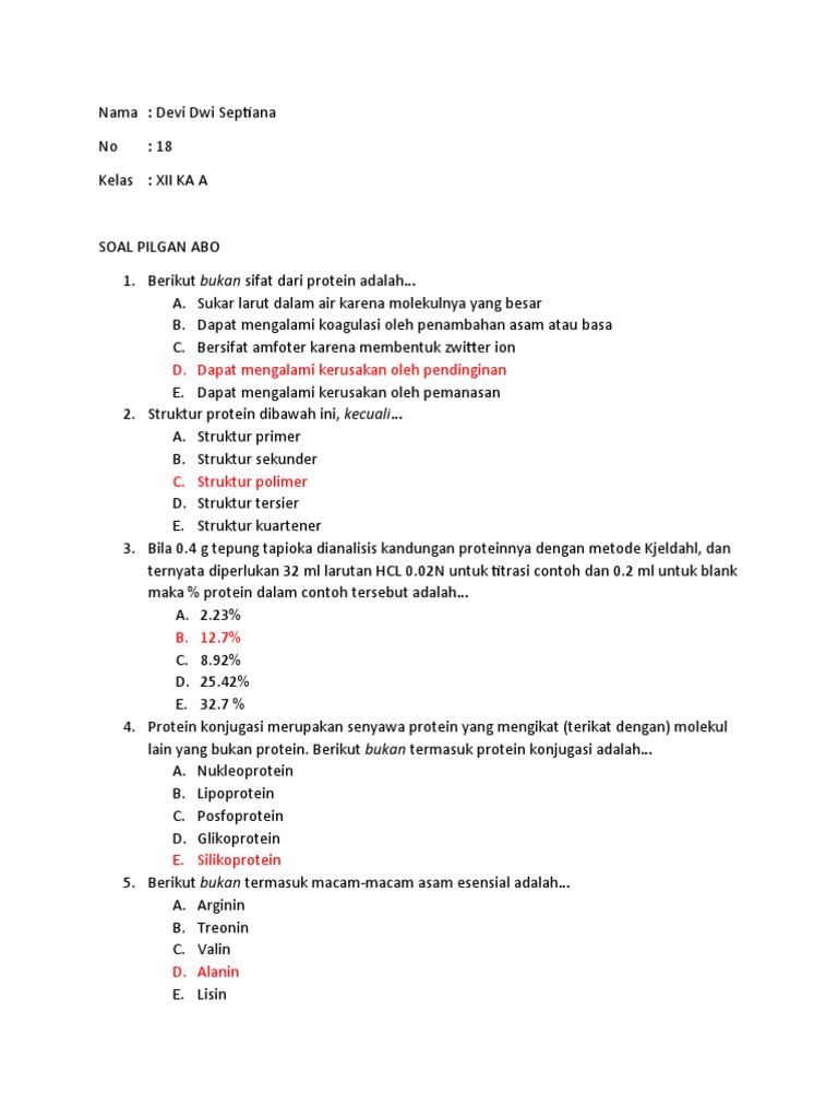 Soal Pilgan Organik | PDF