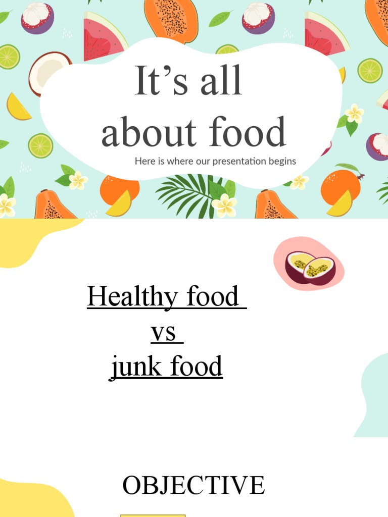 Healthy Food Vs Junk Food | PDF | Healthy Diet | Junk Food