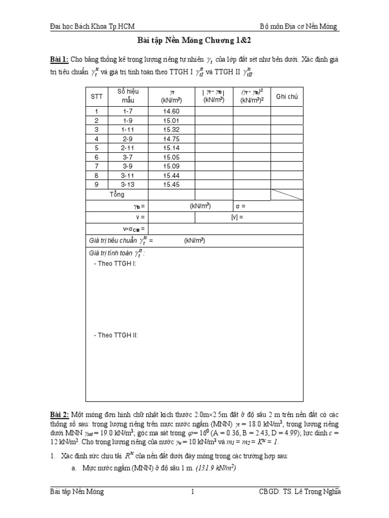 BAI TAP Mong Don Mong Bang | PDF