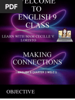 Grade 9 English - Making Connections | PDF | Quarantine