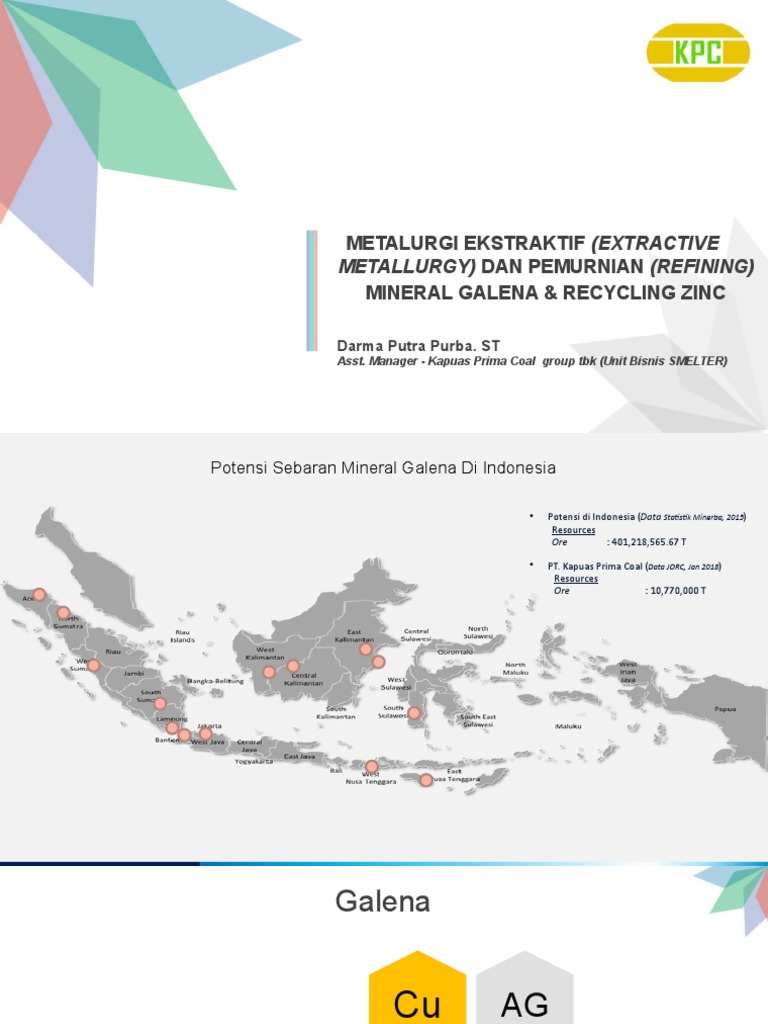 Ekstraksi Mineral Galena DARMA | PDF | Zinc | Lead