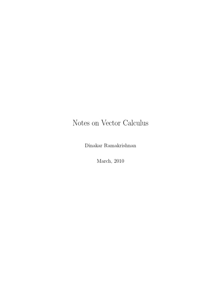 Vector Calculus Notes on Subsets | PDF | Real Number | Compact Space