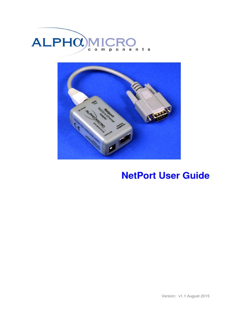 Netport User Guide v1.1 | PDF | Port (Computer Networking) | Ip Address