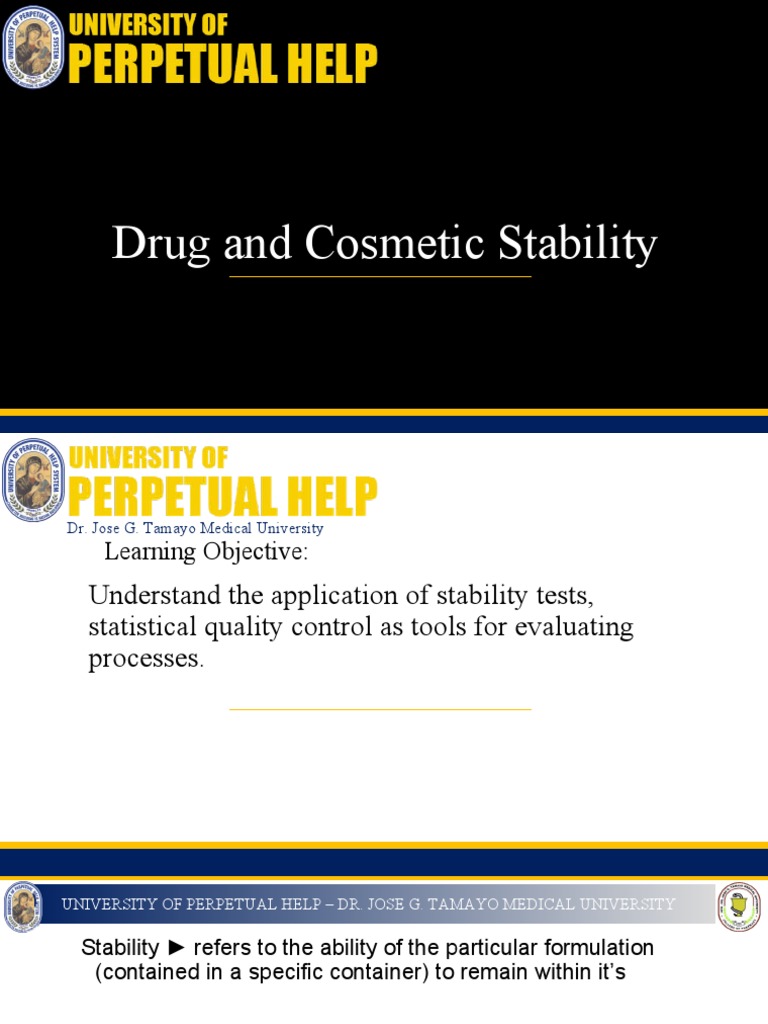 Drug Stability Testing Overview | PDF | Shelf Life | Subtropics