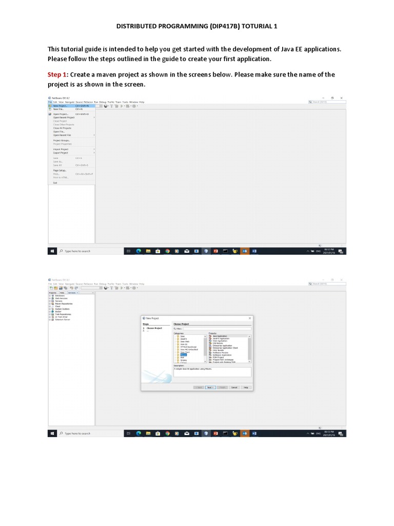 Java Ee Tutorial Create Distributed App With Maven Jsf Pdf 1985