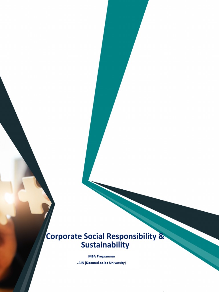 Corporate Social Responsibility Notes - 1st April PDF | PDF ...