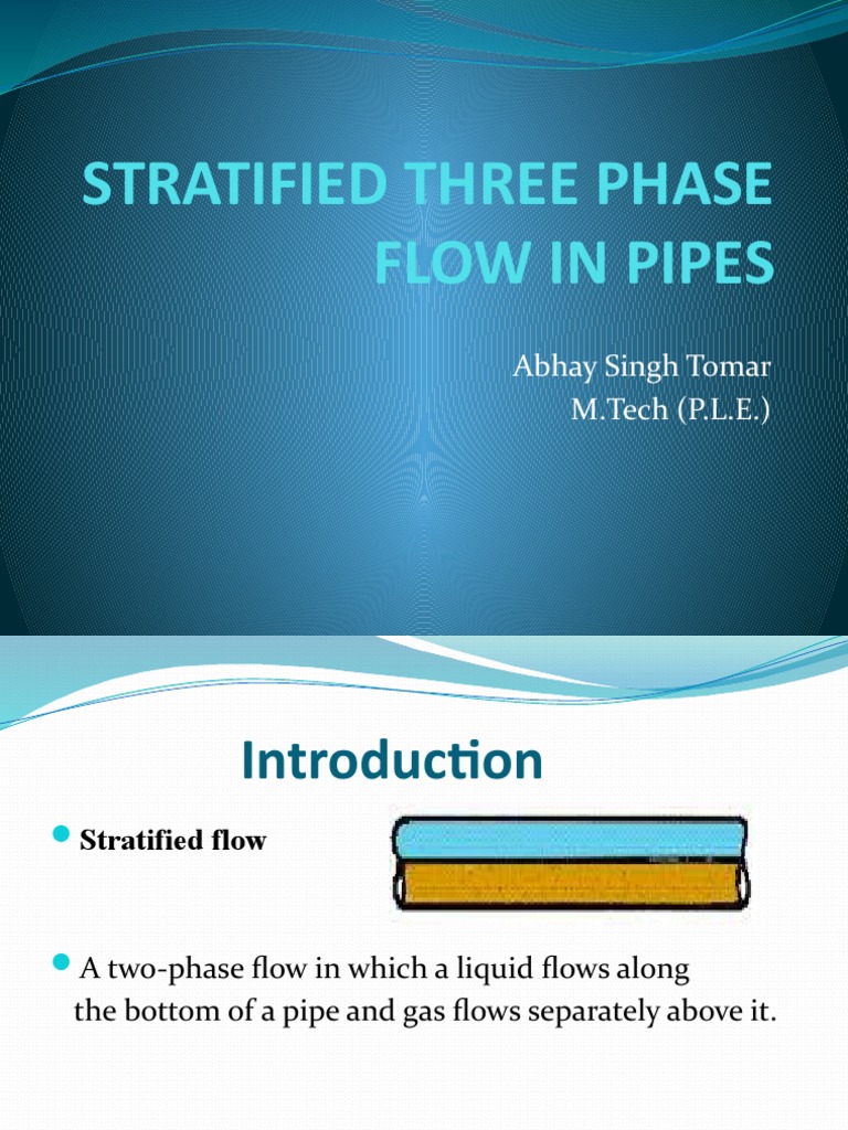 Stratified Three Phase Flow in Pipes | Download Free PDF | Fluid ...