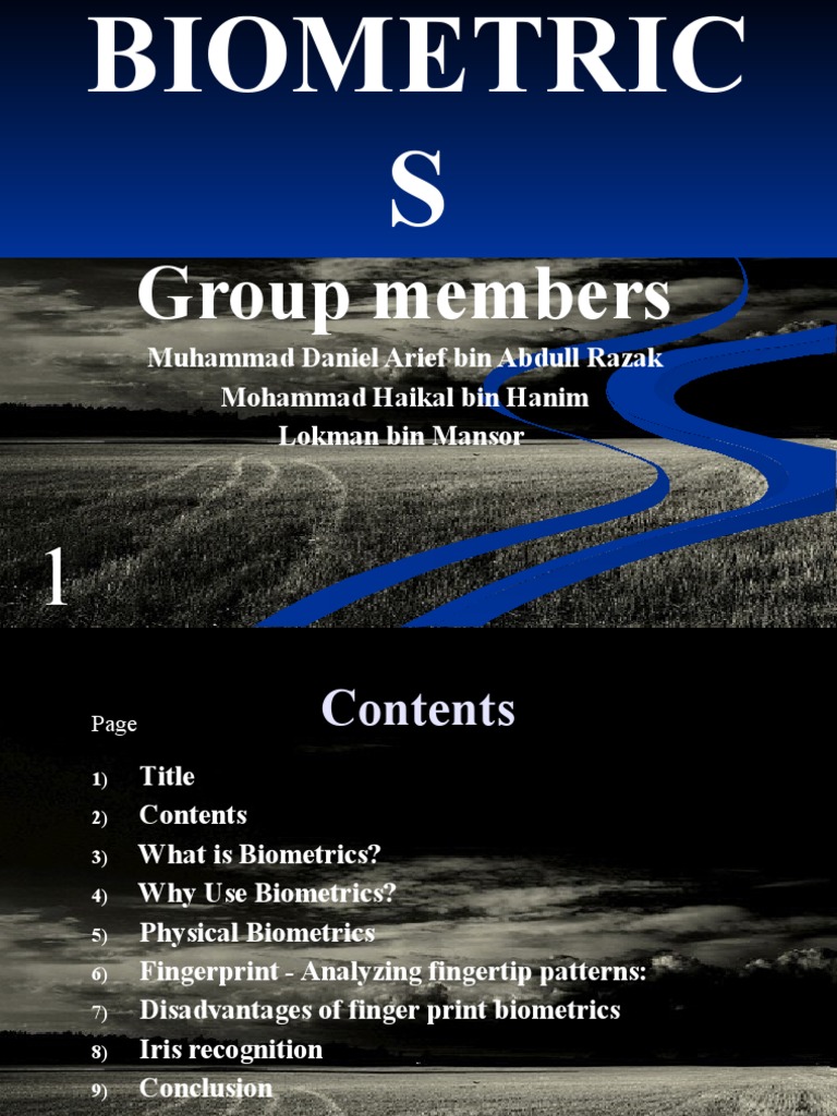 Group Members: Muhammad Daniel Arief Bin Abdull Razak Mohammad Haikal ...