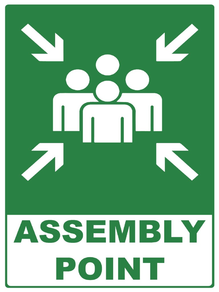 Assembly Point Signage 40x 60cm | PDF