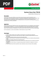 Product Data of MTU Coolant-CS100 | PDF | Coolant | Corrosion