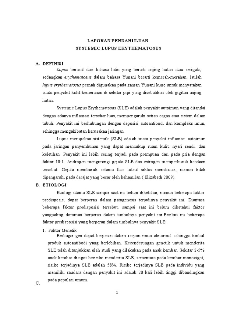 Askep Sle | PDF