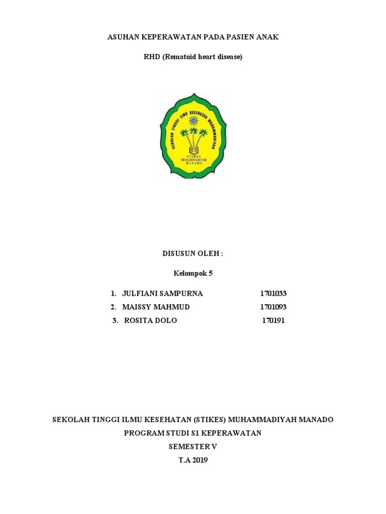 Askep RHD Pada Anak Kel.2 | PDF | Pengembangan Diri | Kesehatan Holistik