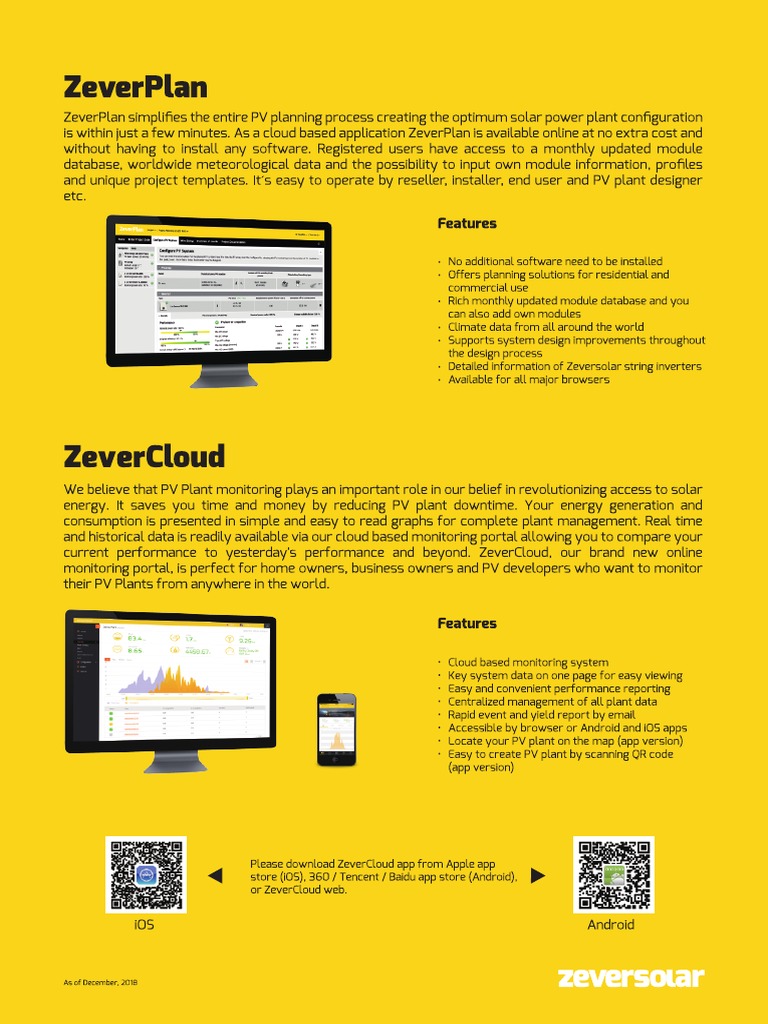 Zeversolar Datasheet Zeverplan Zevercloud en | PDF