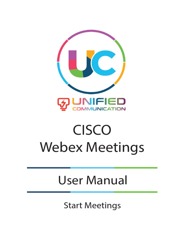 Cisco Webex Meeting - User Guide (Manage Video) | PDF | Microsoft ...