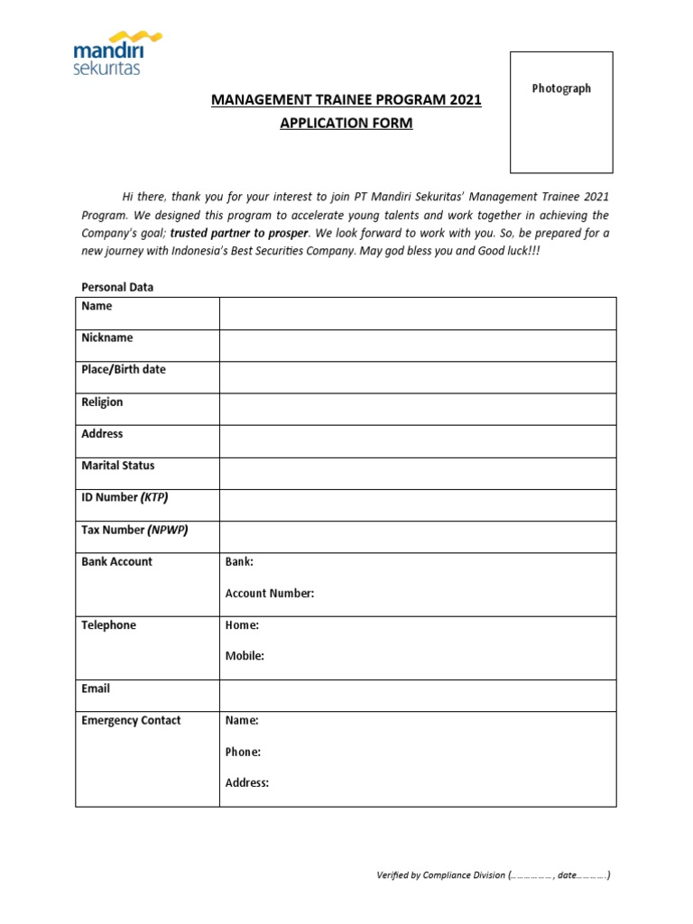 Application Form - MT 2021 | PDF | Wellness | Medical