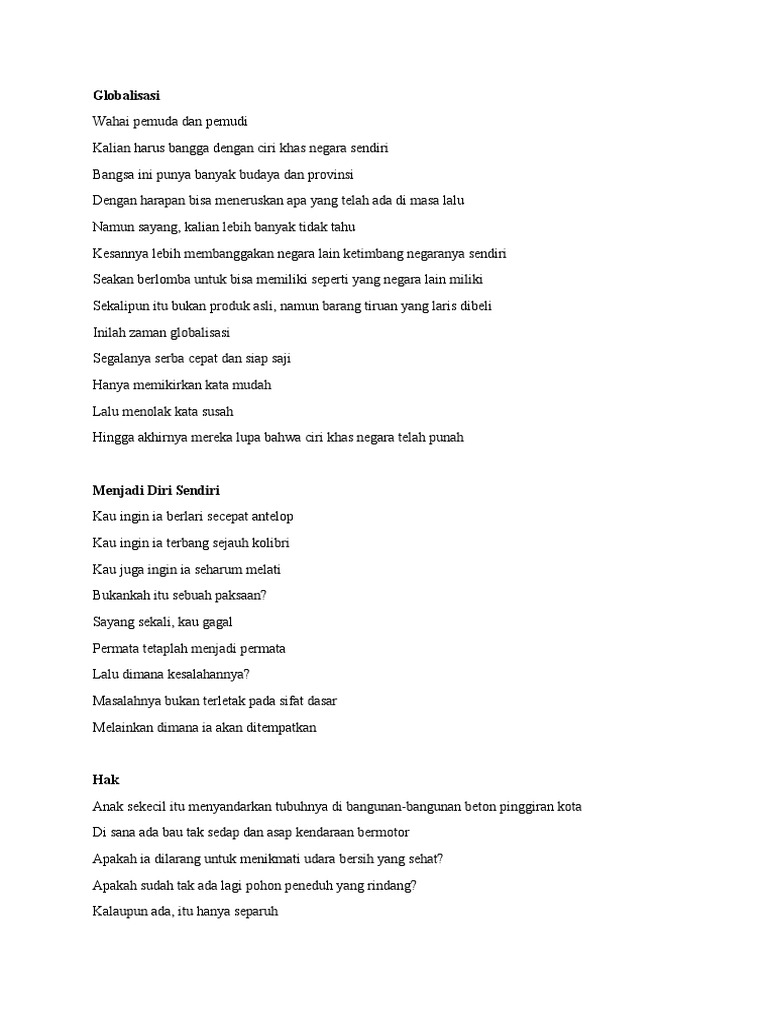 Kumpulan Puisi Raya Averyll | PDF