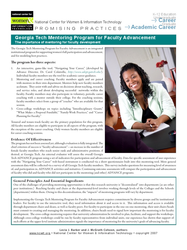 Faculty Mentoring | PDF | Mentorship | Survey Methodology