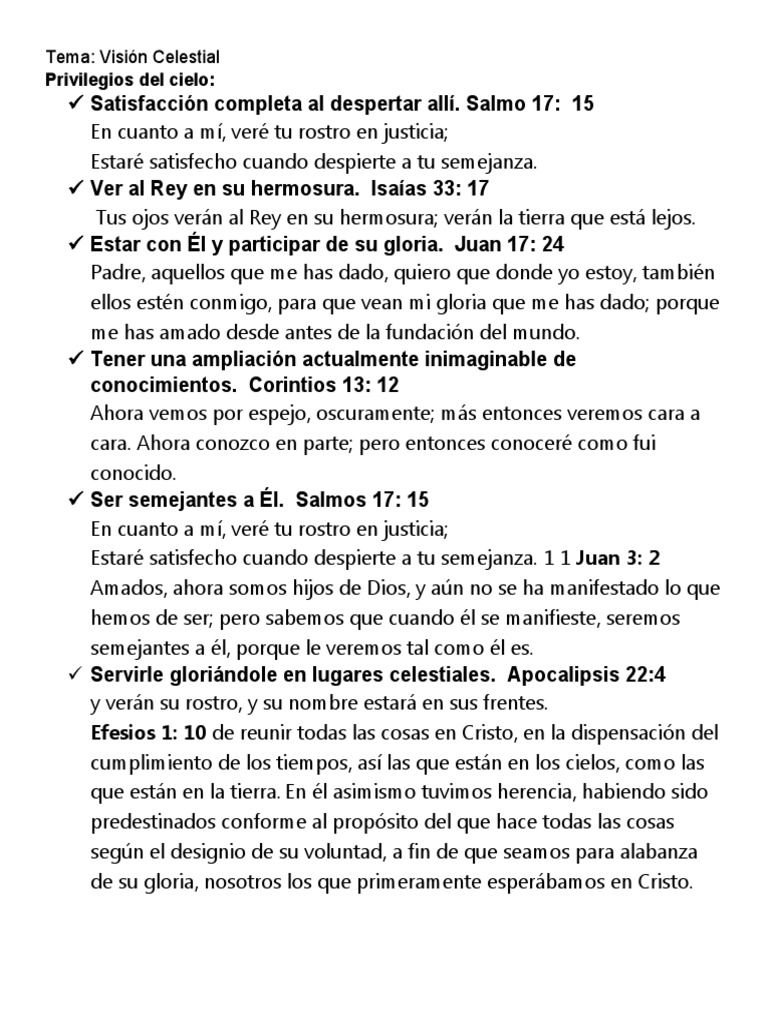 Vision Celestial | PDF