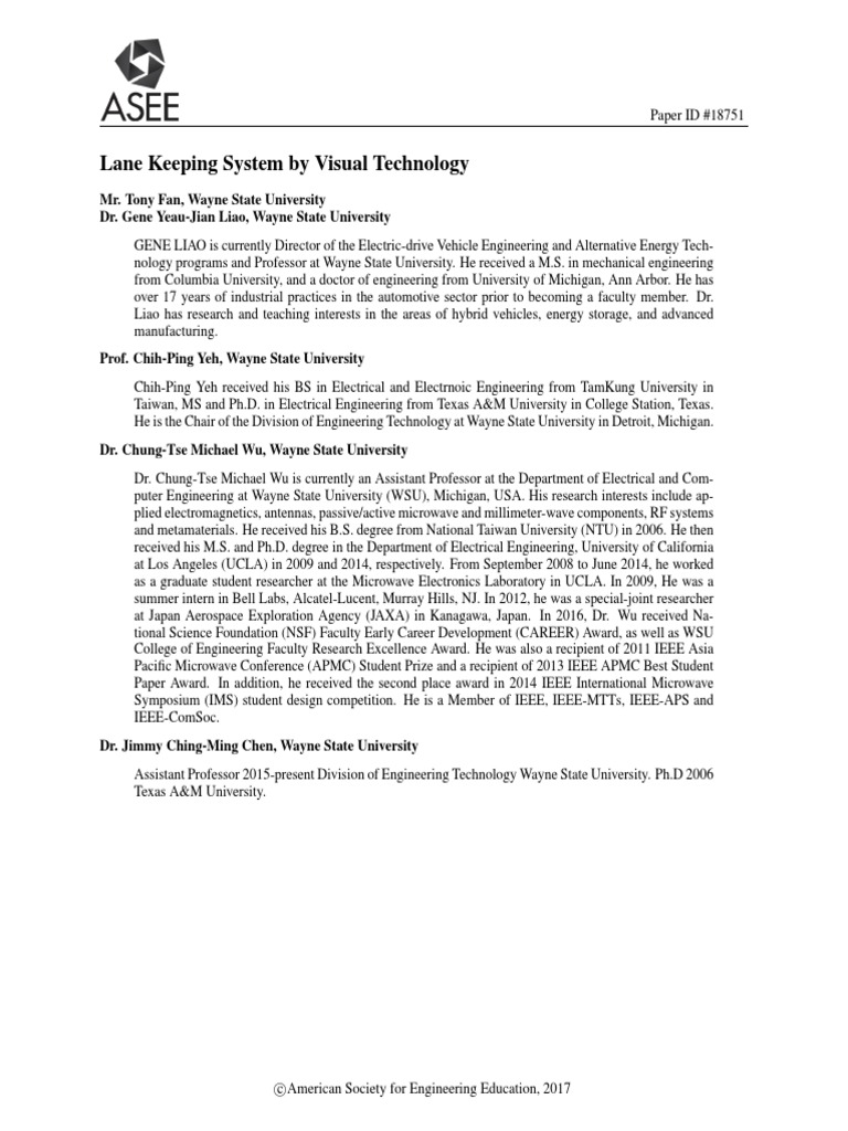 Lane Keeping System by Visual Technology | PDF | Vehicles | Science