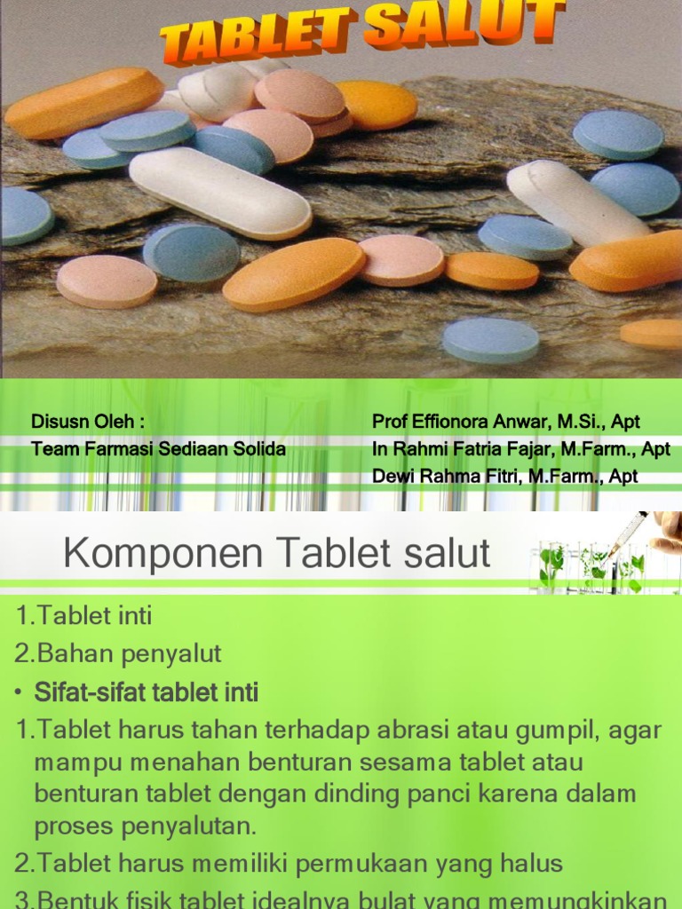 Proses dan Metode Film-Coating Tablet | PDF
