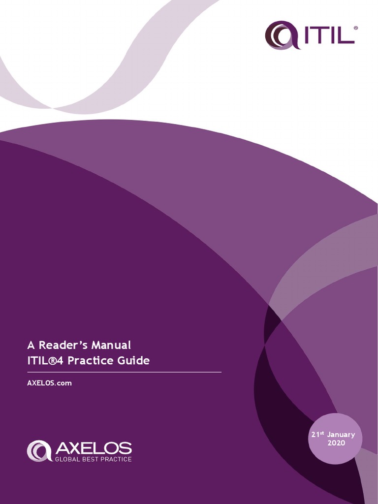 A Reader's Manual ITIL®4 Practice Guide | PDF | Performance Indicator ...
