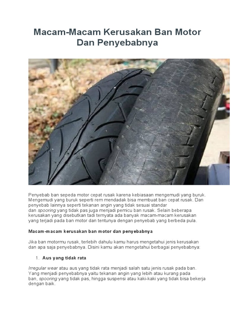 Kerusakan Pada Ban | PDF