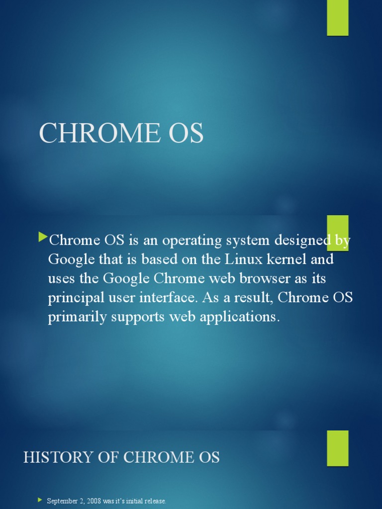 Chrome Os | PDF