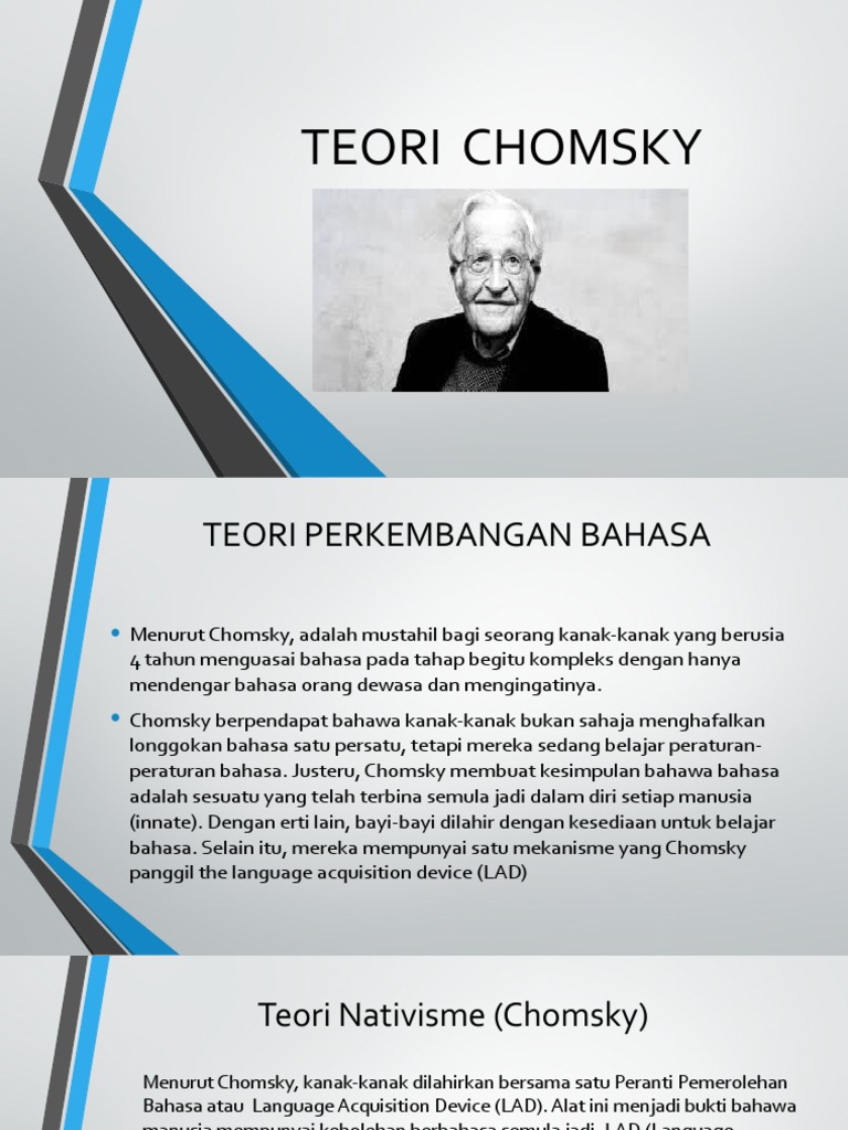 TEORI CHOMSKY - Alif | PDF