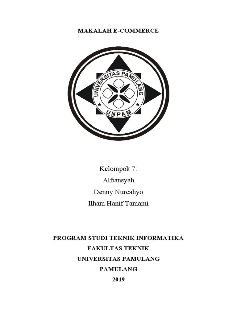 E-Commerce Kelompok 7 | PDF