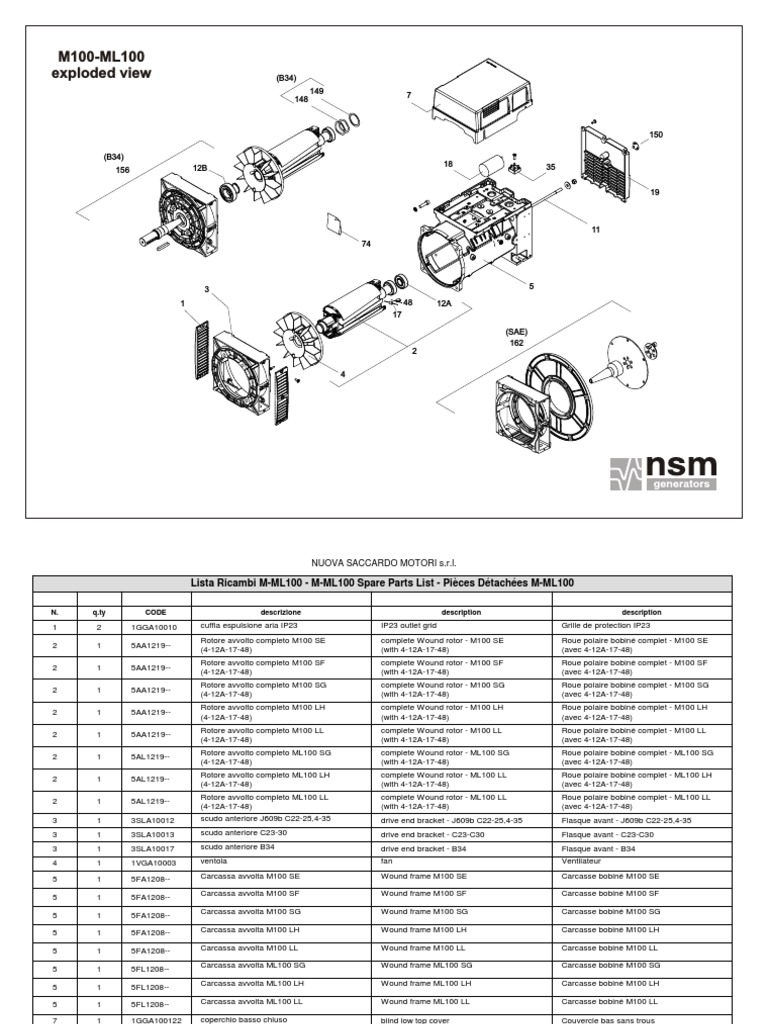 NSM - m100 Generator - Merged | PDF | Electrical Equipment ...