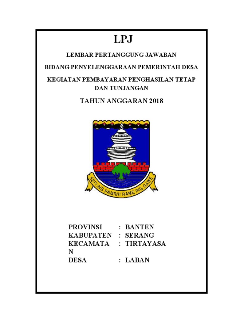 Cover SPJ Dana Desa 2018 | PDF