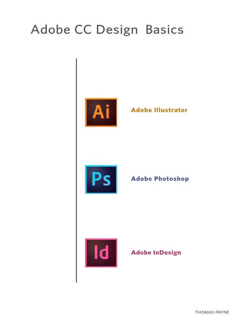 0251 Adobe Illustrator Photoshop Indesign Basics Cs6 | PDF | Adobe ...