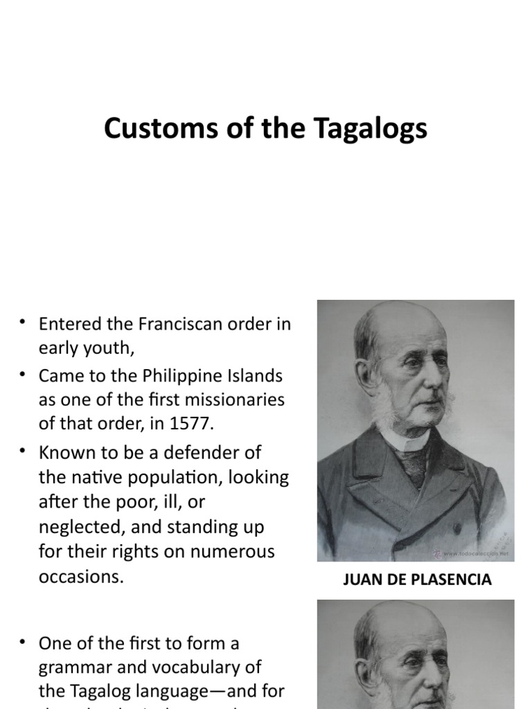 Customs of The Tagalogs. 3-4 | PDF | Philippines | Languages