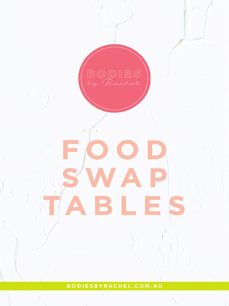 BBR - Food Swap Tables | PDF | Asian Cuisine | Regional & Ethnic Food
