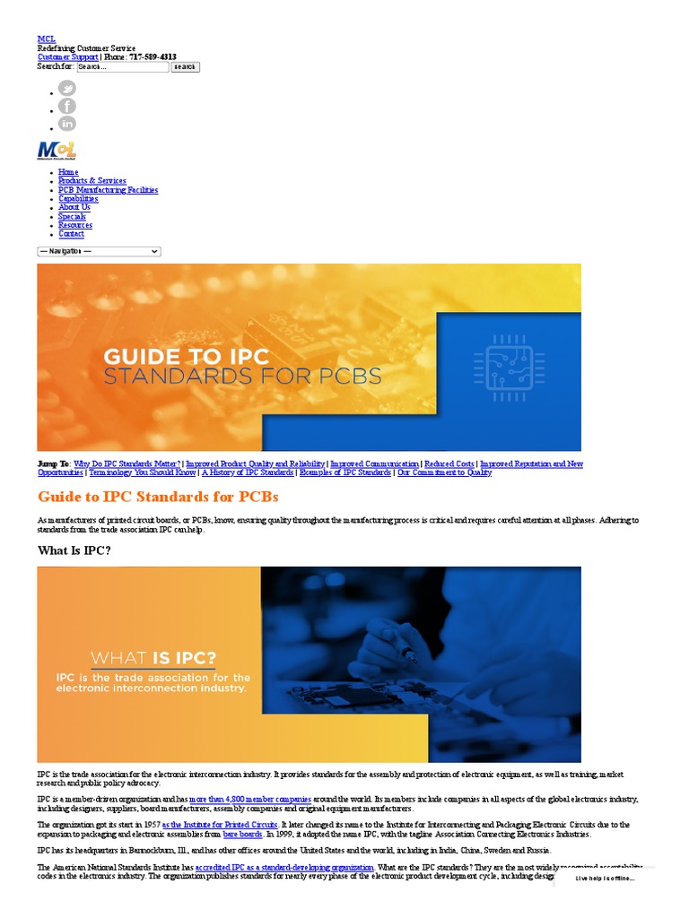 IPC Standards For Printed Circuit Boards - PCB Design | PDF | Printed Circuit Board | Industries