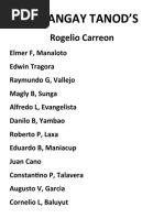 Barangay Tanod Accomplishment Report | PDF