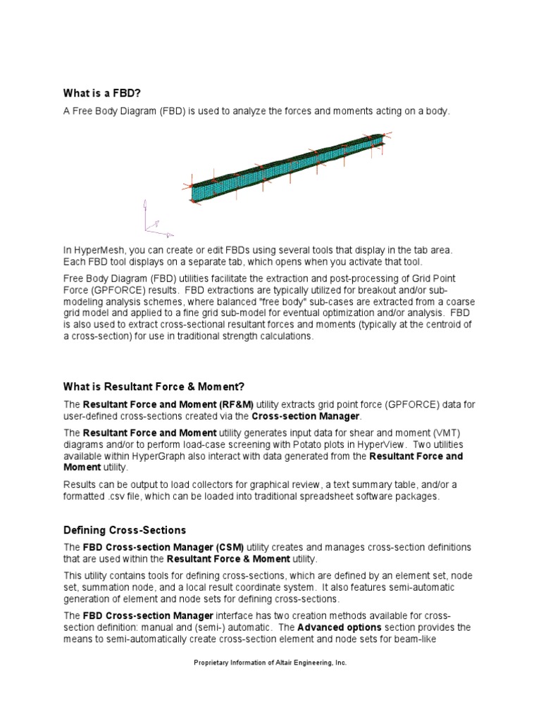 What Is A FBD?: Moment Utility | PDF | Comma Separated Values | Cross ...