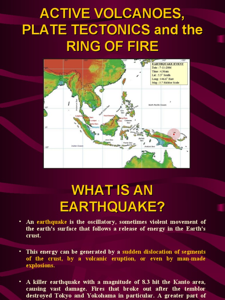 ACTIVE VOLCANOES PLATE TECTONICS and The RING | PDF | Volcano | Plate ...