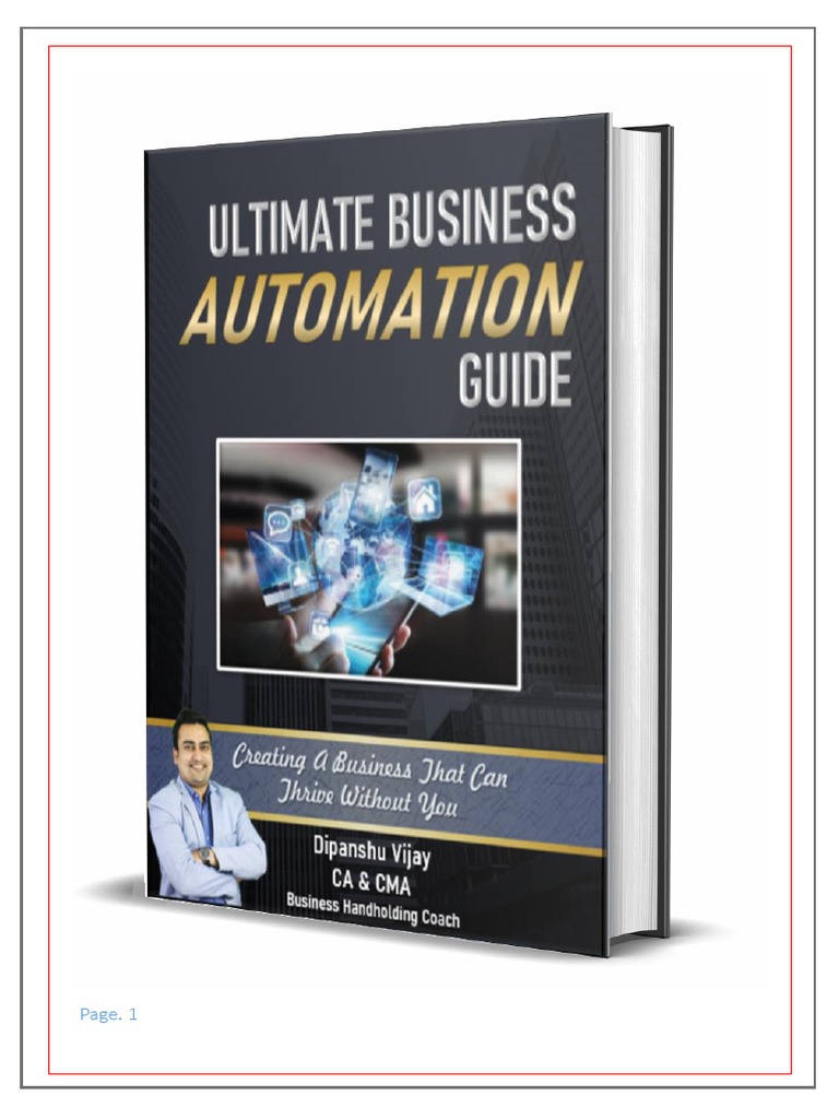 Book - Ultimate Business Automation Guide PDF | PDF | Gmail | Mobile App