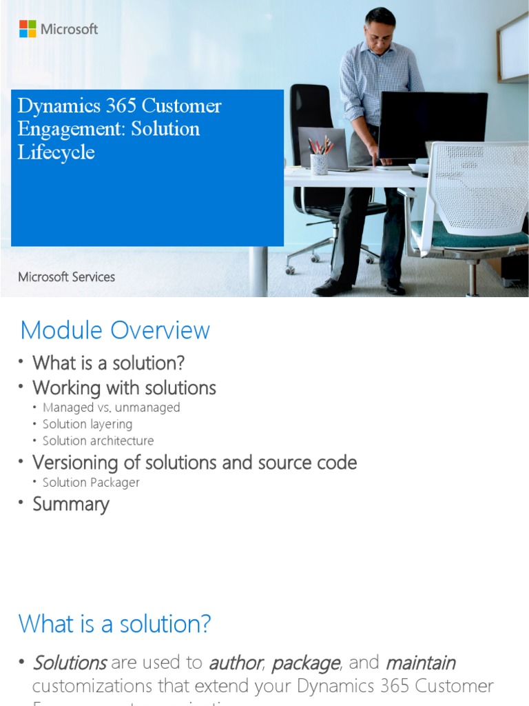 2 - Dynamics 365 Customer Engagement - Solution Lifecycle | PDF ...